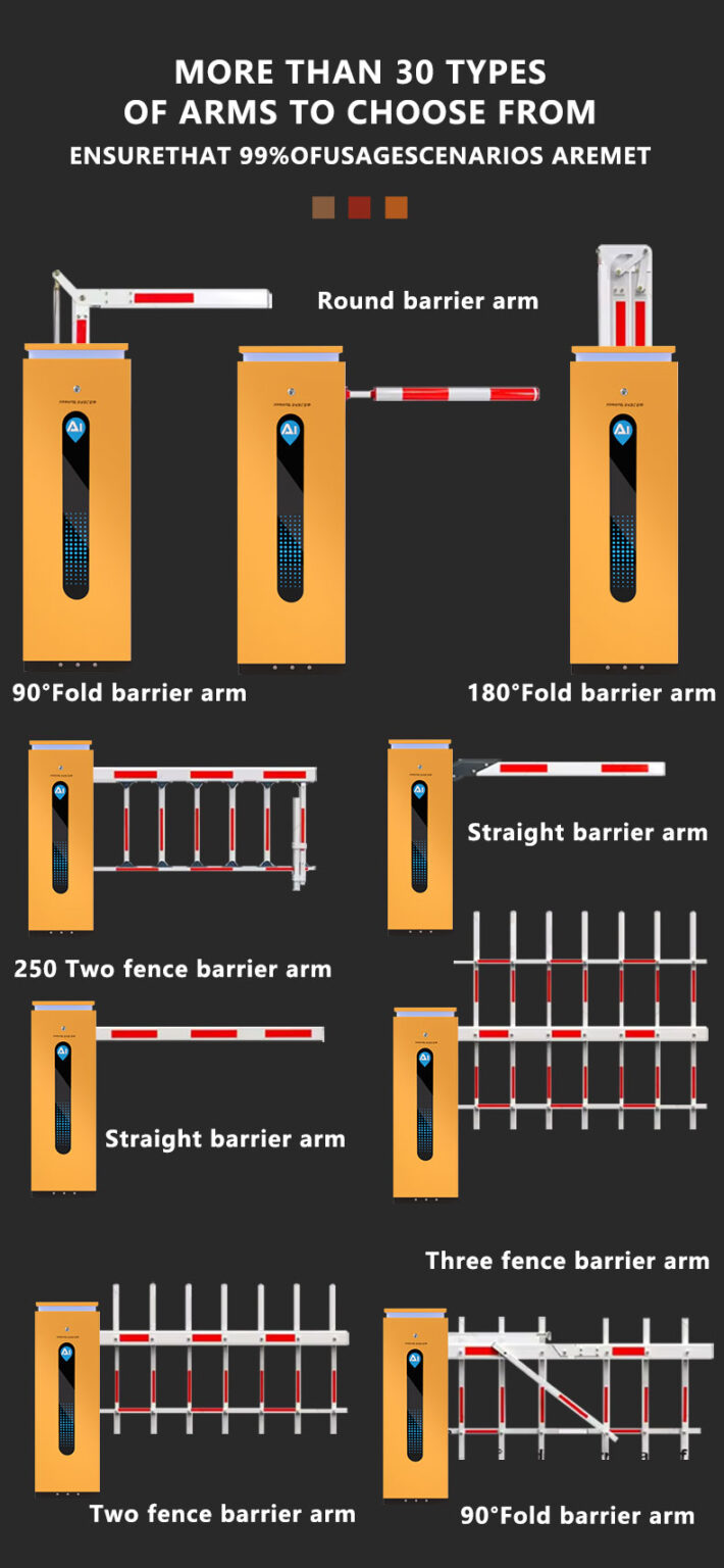 LED Boom Barriers - Tongbao Parking